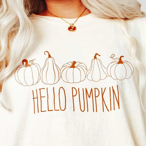 Hello Pumpkin - Etsy