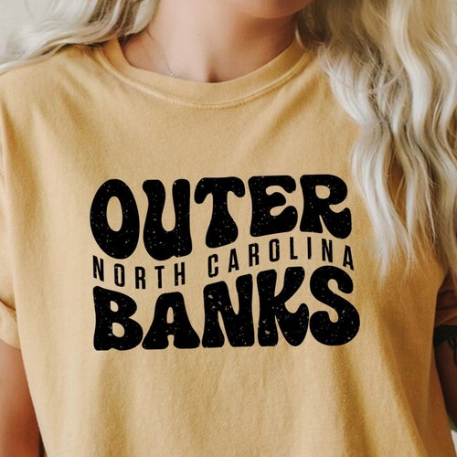 OUTER BANKS Svg Png File North Carolina Hand Lettered Cut - Etsy