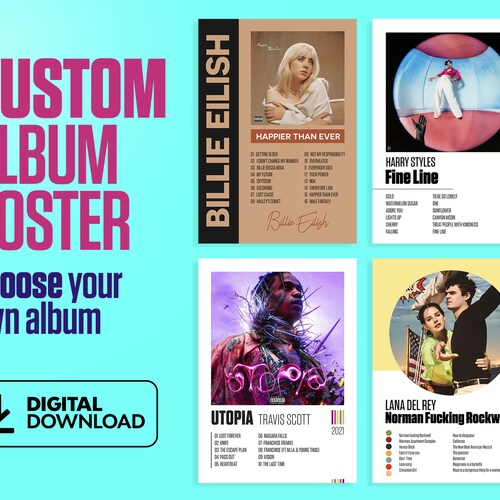 Request A Custom Album Poster Digital Download Wall Art - Etsy
