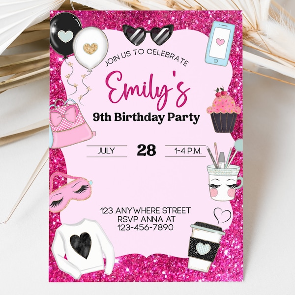 Tween Party Invite - Etsy