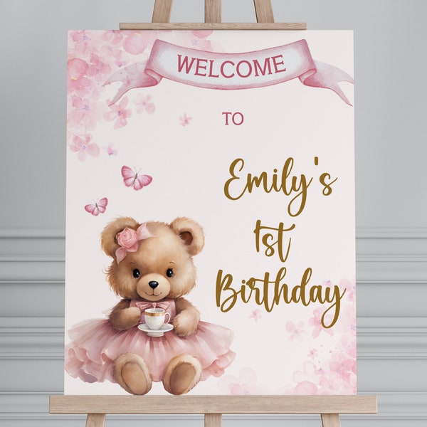 Teddy Bear Tea Birthday Party - Etsy