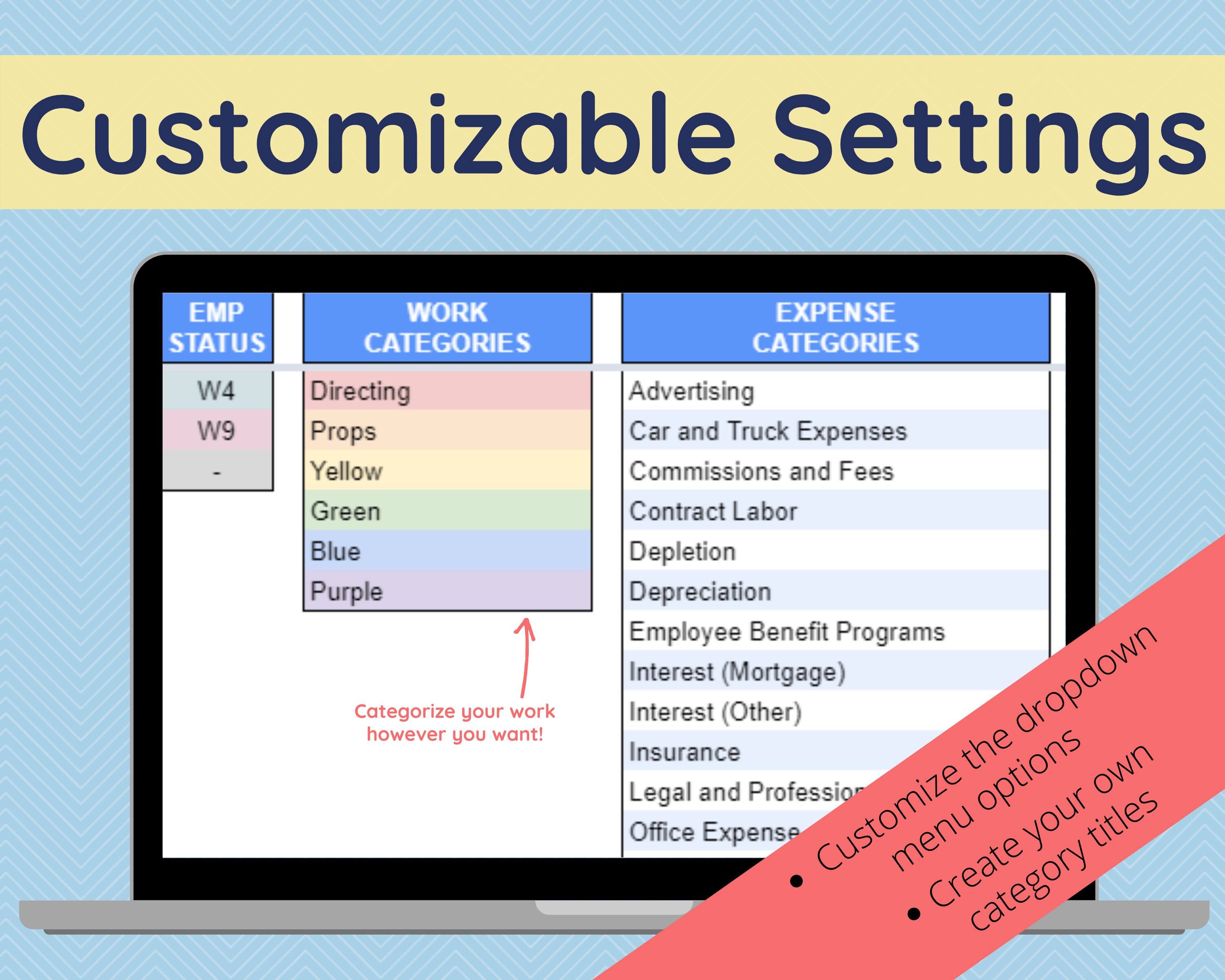Google Sheets | Gig Work & Mileage Log - Etsy
