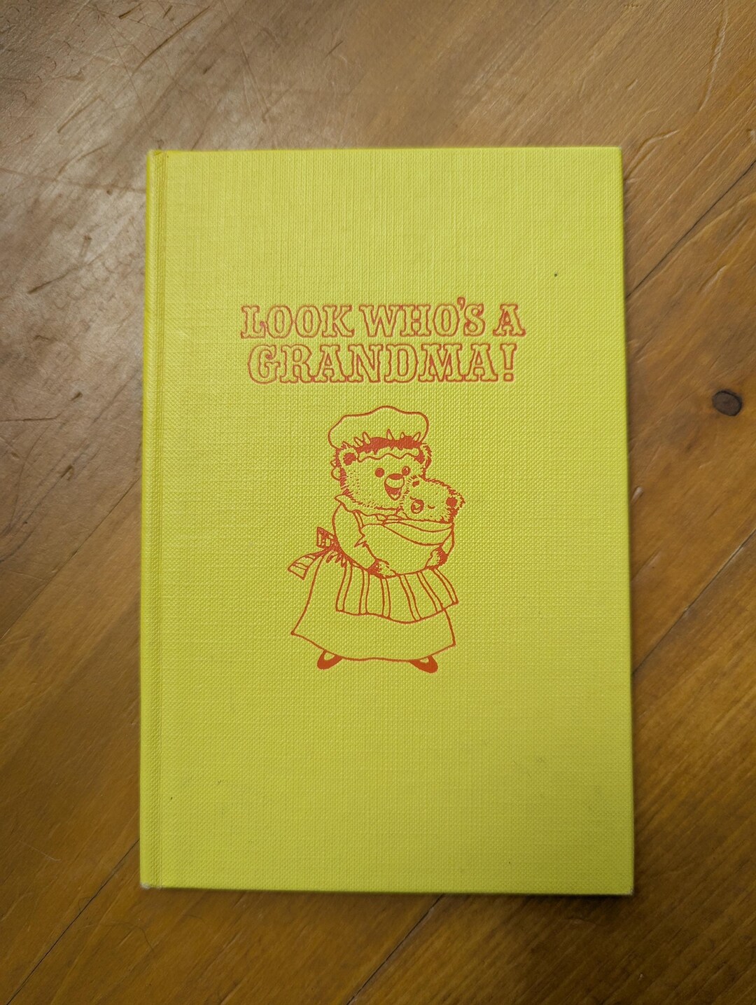 Vintage 1970s Grandmother Memory Book look Who's a Grandma Unused - Etsy