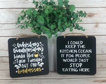 Sarcastic Wood Signs Funny Signs Sarcastic Decor Funny | Etsy