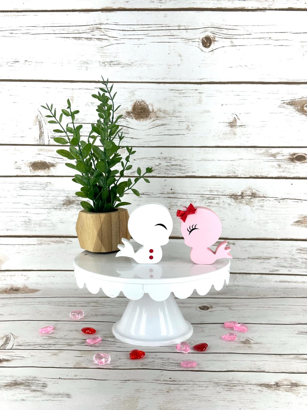 Valentine Love Birds, Valentine Decor, Valentine Tiered Tray Decor ...