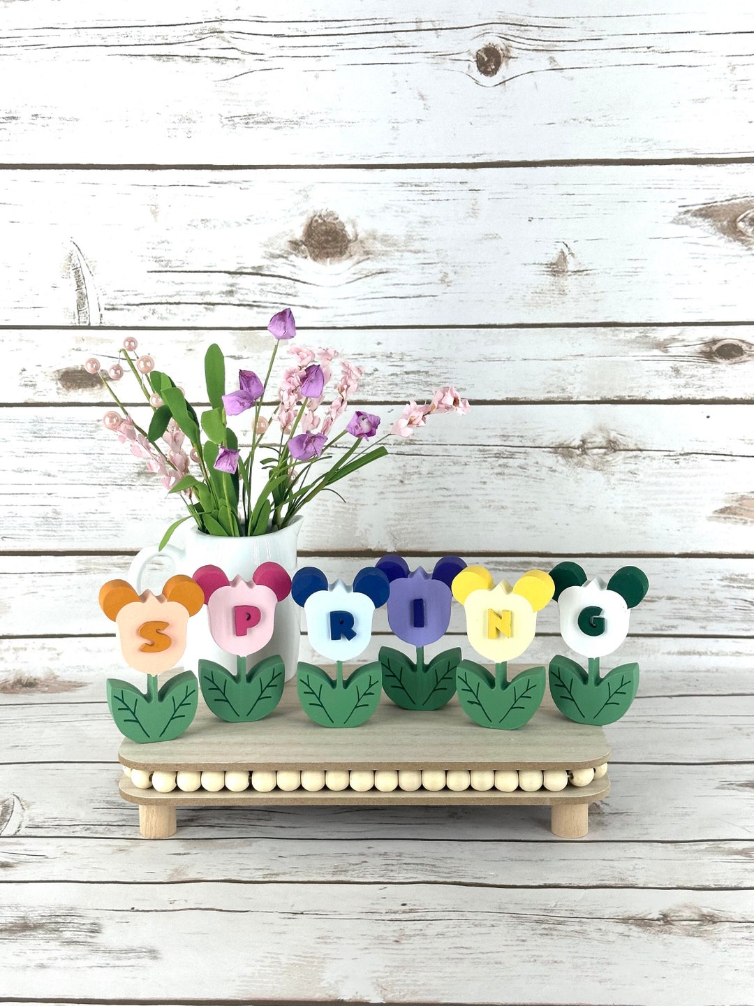 Disney Inspired SPRING Tulips, Set of 6 Spring Tulips, Disney Spring ...