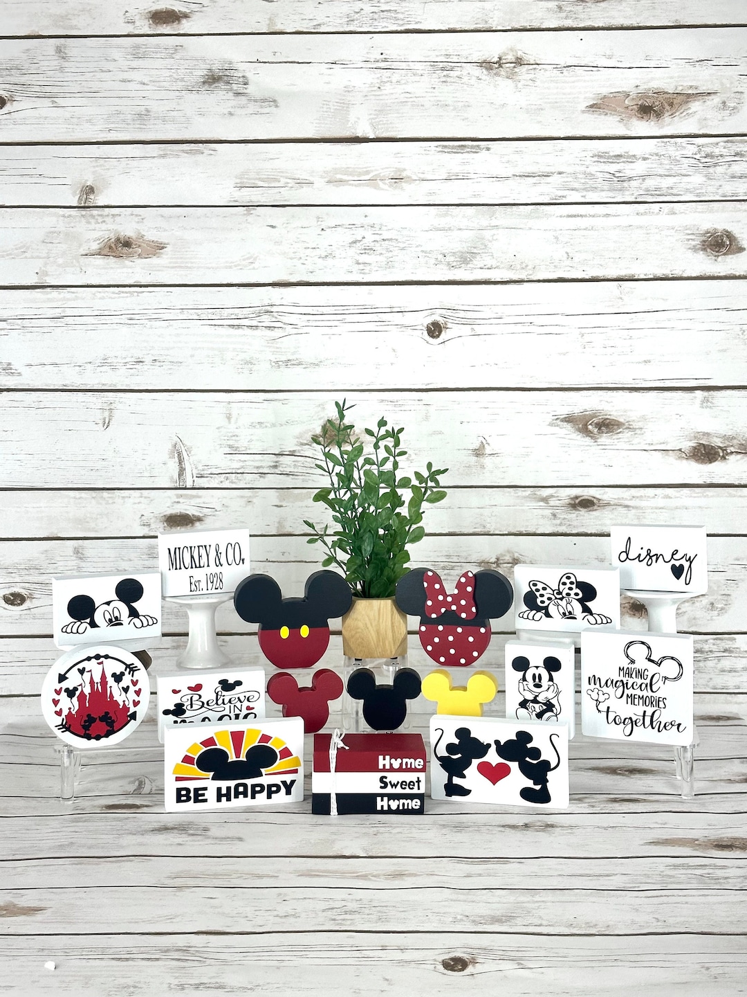 Disney Inspired Tiered Tray Decor, Mickey Decor, Minnie Decor, Disney ...