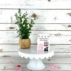 Valentine Village, Valentine Houses, Wooden Houses, Valentine Decor ...