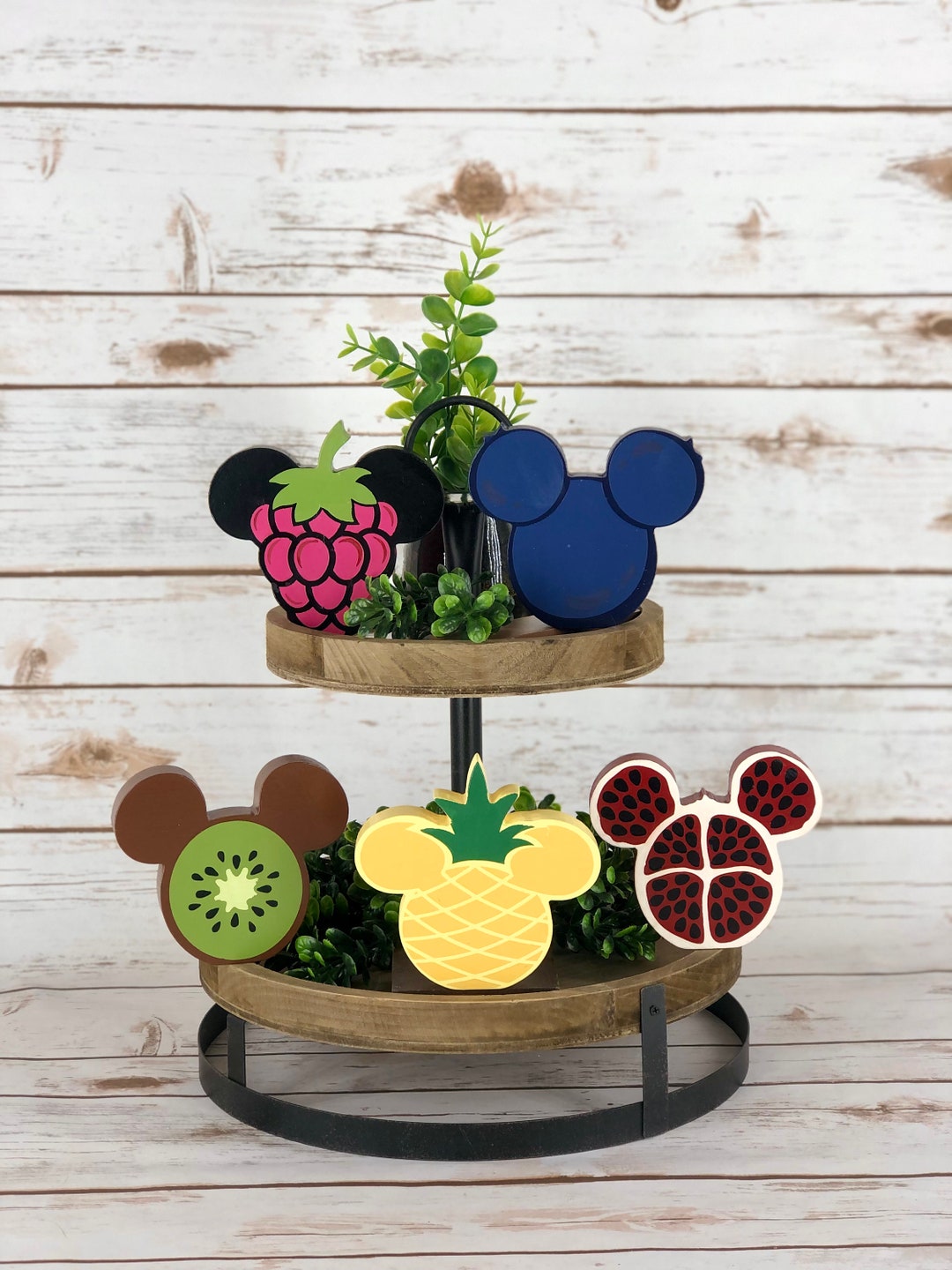 Disney Inspired Fruit Mickey Mouse Heads, Disney Tiered Tray, Disney ...