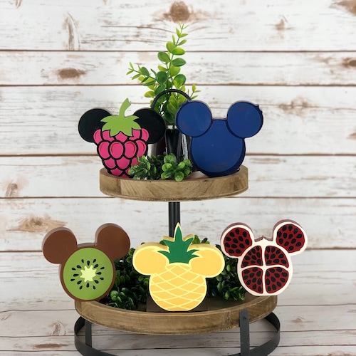 Disney Inspired Fruit Mickey Mouse Heads - Etsy