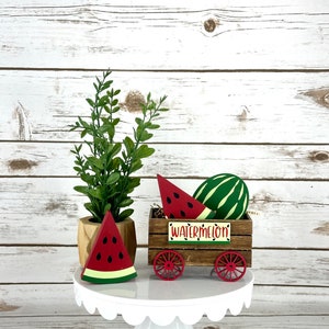 Watermelon Decor, Watermelon Tiered Tray, Summer Decor, Fruit Decor ...