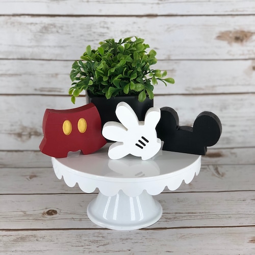 Disney Inspired Mickey Mouse Tiered Tray Decor Disney Tiered - Etsy