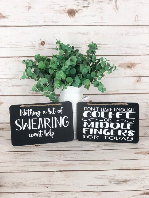 Sarcastic & Funny Signs - Etsy