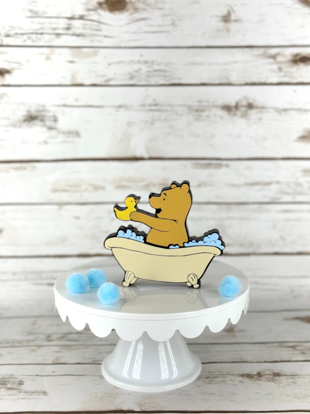 Winnie the Pooh in Bathtub, Winnie the Pooh Decor, Bathroom Decor ...