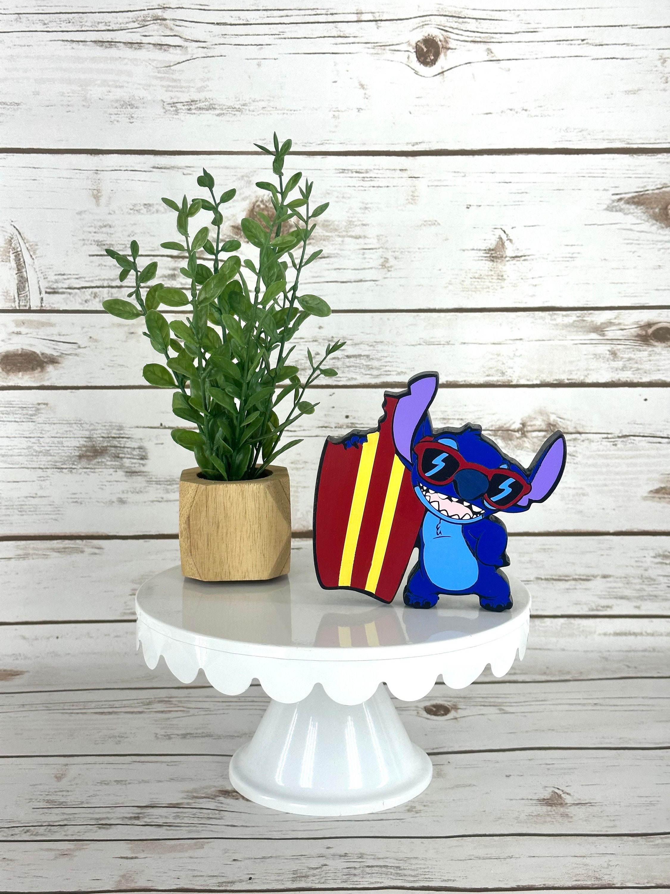 Disney Inspired Stitch, Stitch, Disney Stitch, Wooden Stitch Decor ...