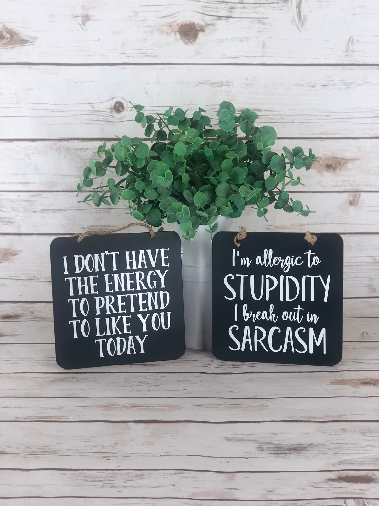Fun Sarcastic Signs Funny Signs Wood Signs Gifts - Etsy Denmark