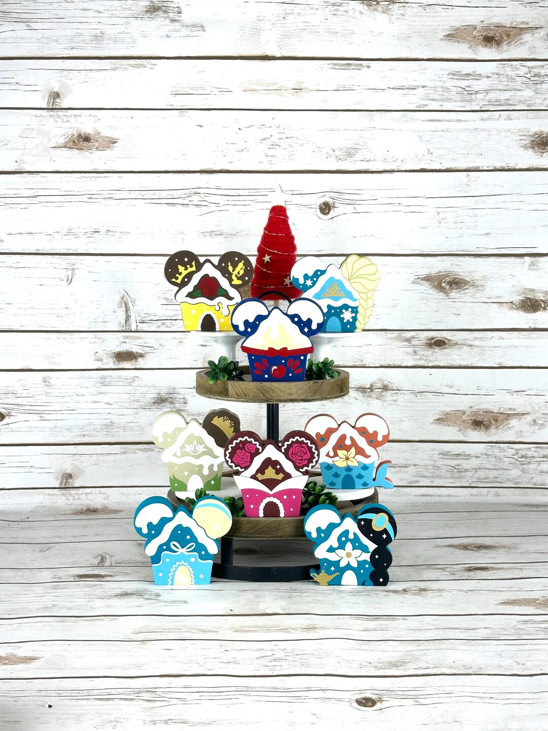 Disney Inspired Princess Gingerbread Houses, Disney Princess Decor ...