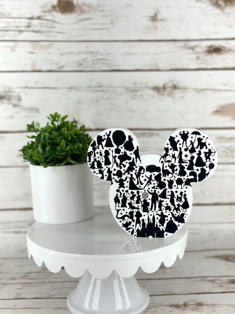 Disney Inspired Mickey Mouse Head Character Mickey Decor - Etsy