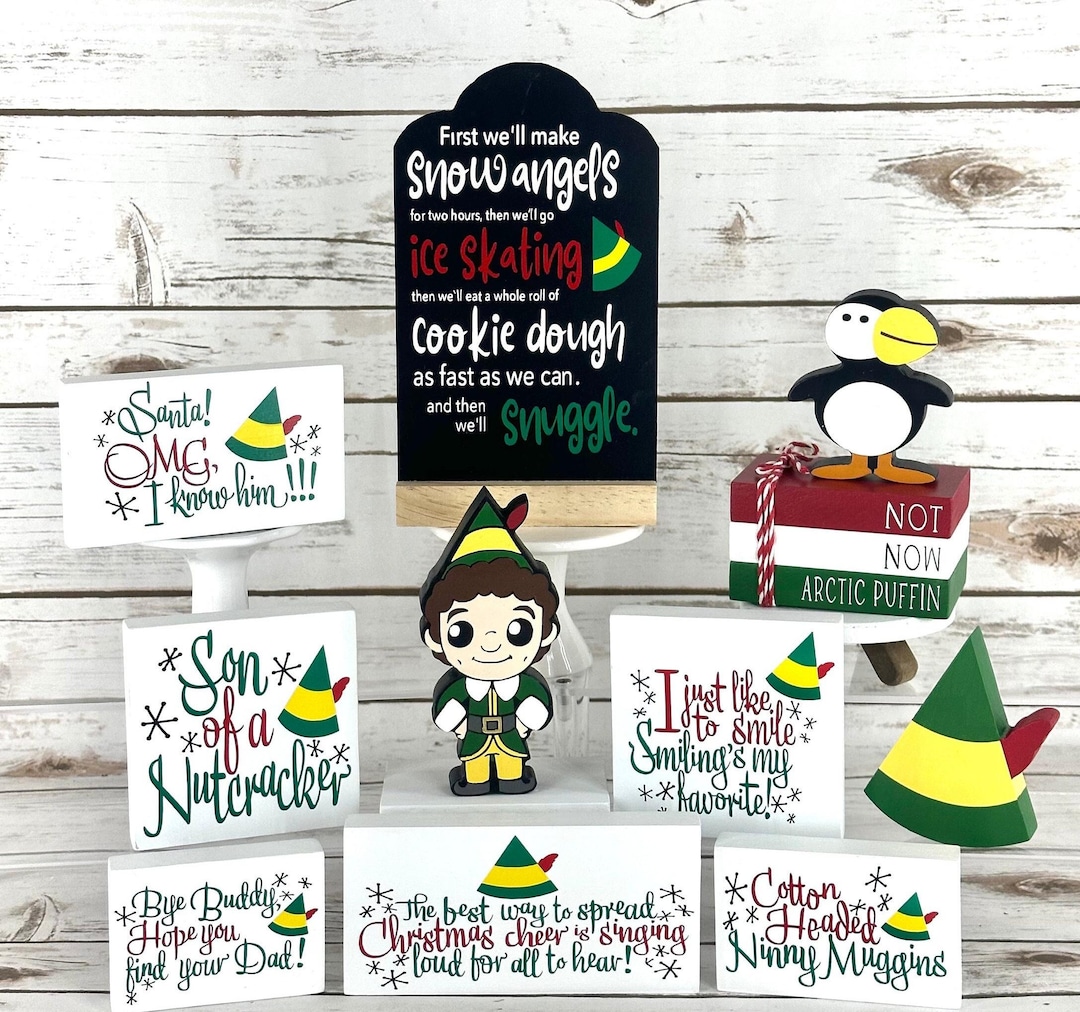 Buddy the Elf Christmas Decor, Elf Decor, Christmas Elf Decor, Elf ...