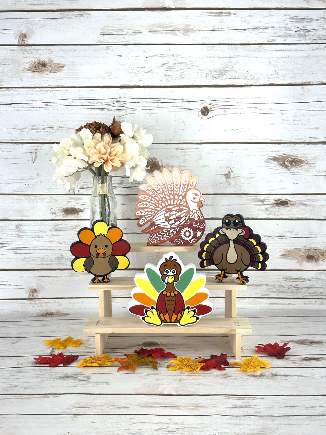 Thanksgiving Turkeys, Wooden Turkey, Thanksgiving Decor, Turkey Shelf ...