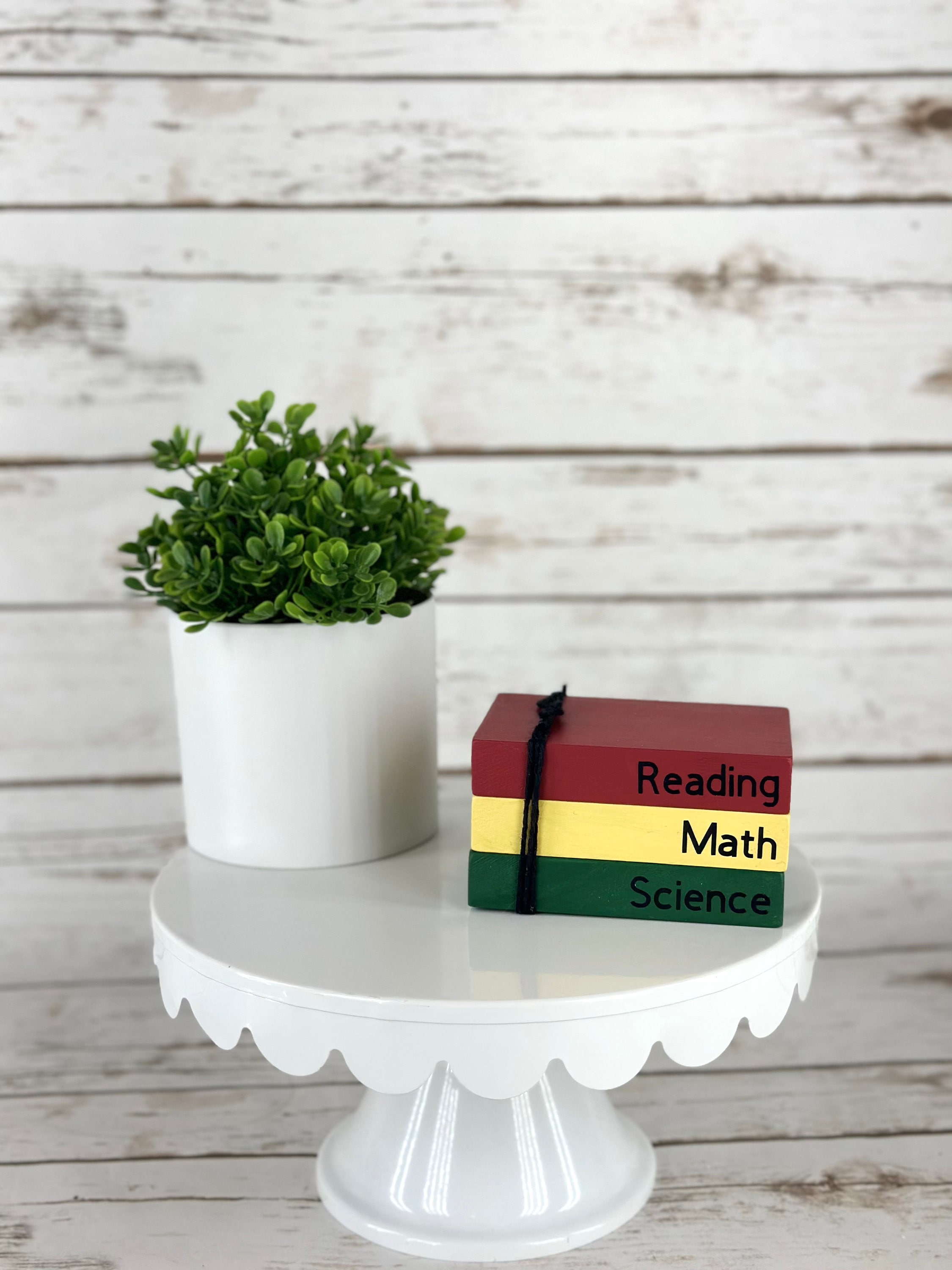 School Themed Tiered Tray Decor, Classroom Decor, School Decor, School ...