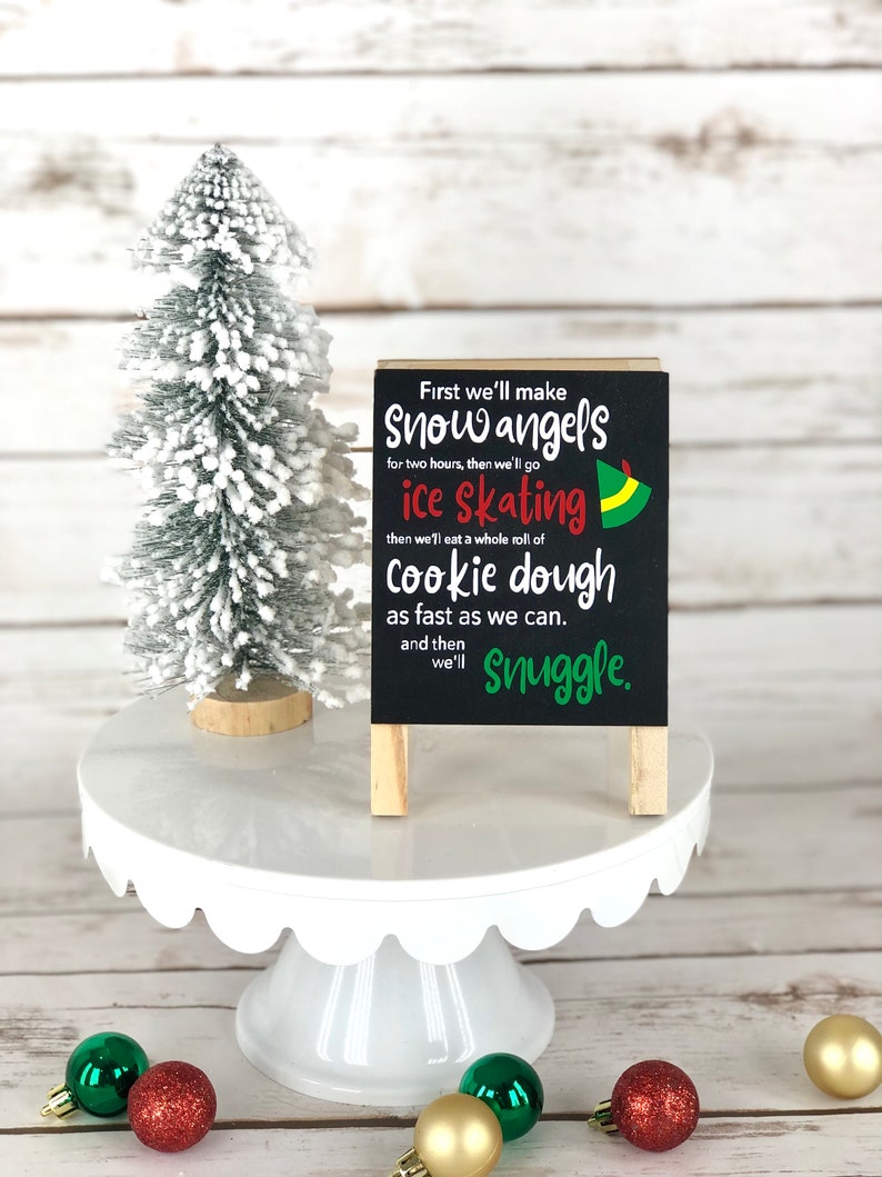 Elf Inspired Christmas Tiered Tray Decor, Buddy the Elf Decor ...