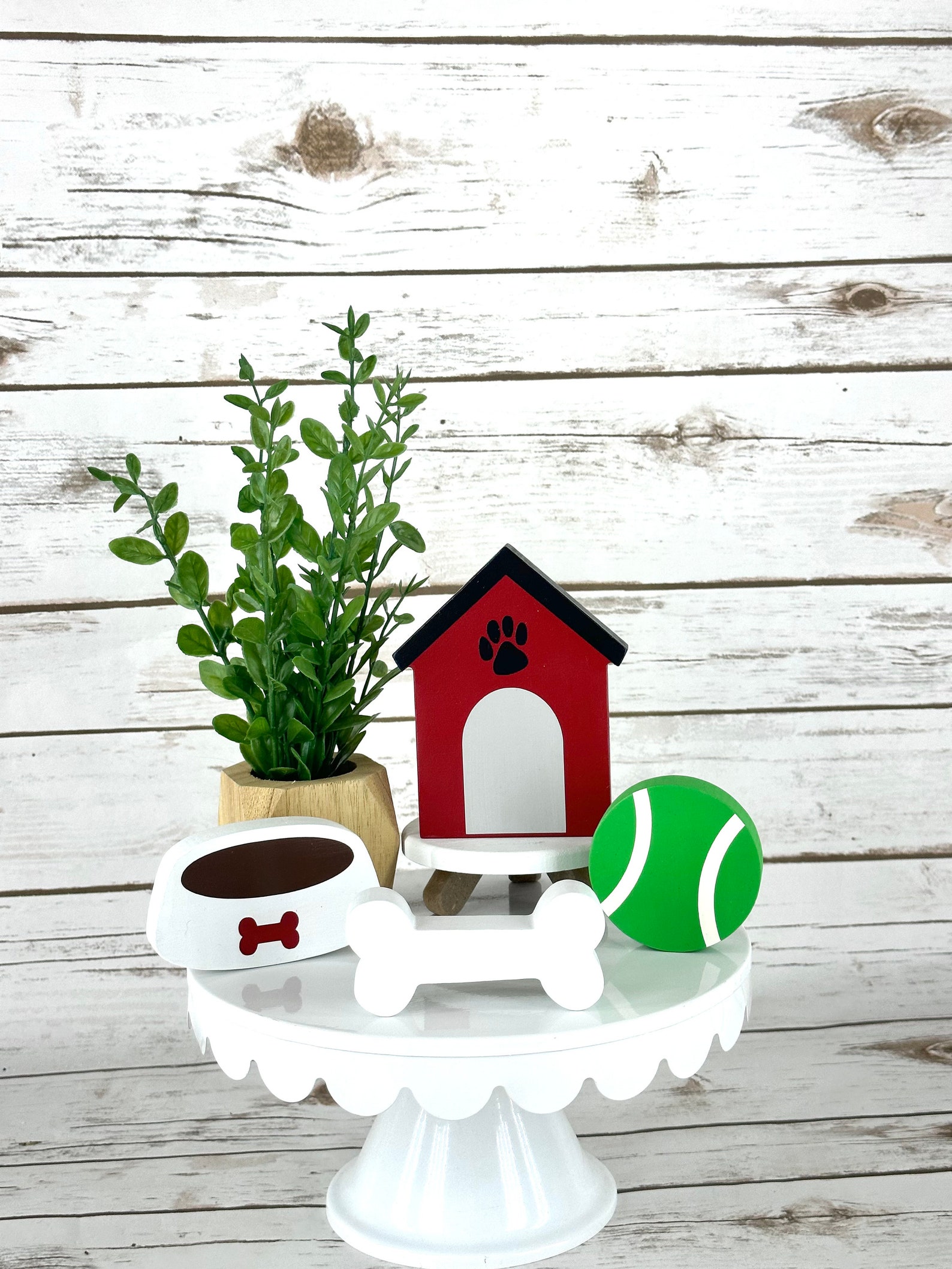 Dog Lover Tiered Tray Decor, Dog Decor, Pet Decor, Dog Tiered Tray, Pug ...