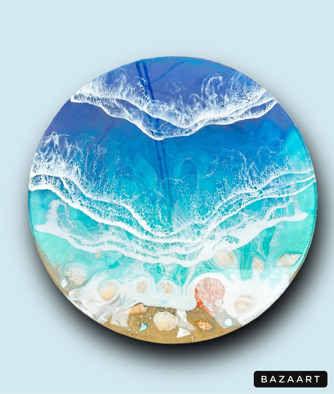 Deep Pour 15” Ocean Vibe Lazy Susan - Etsy