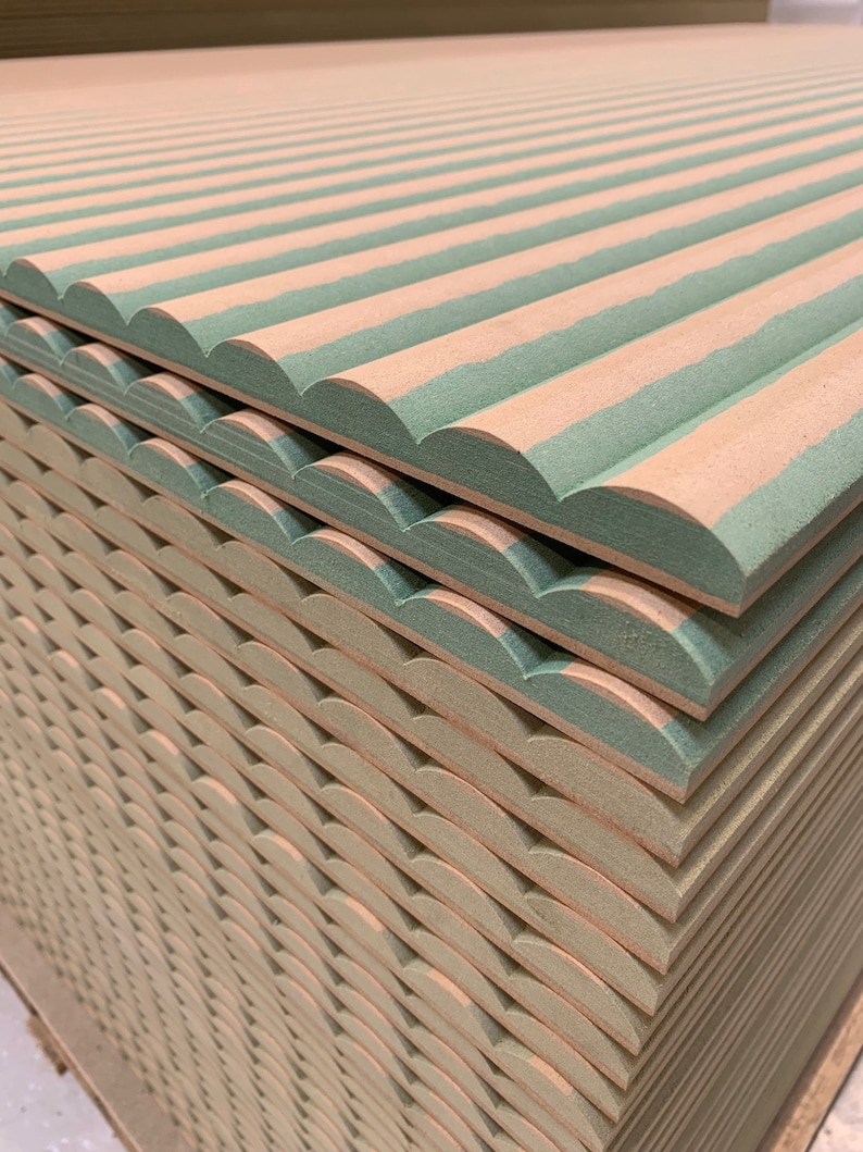 Standard Ribbed MDF Panels | Wall Panelling | Decorative Panels | 3D ...