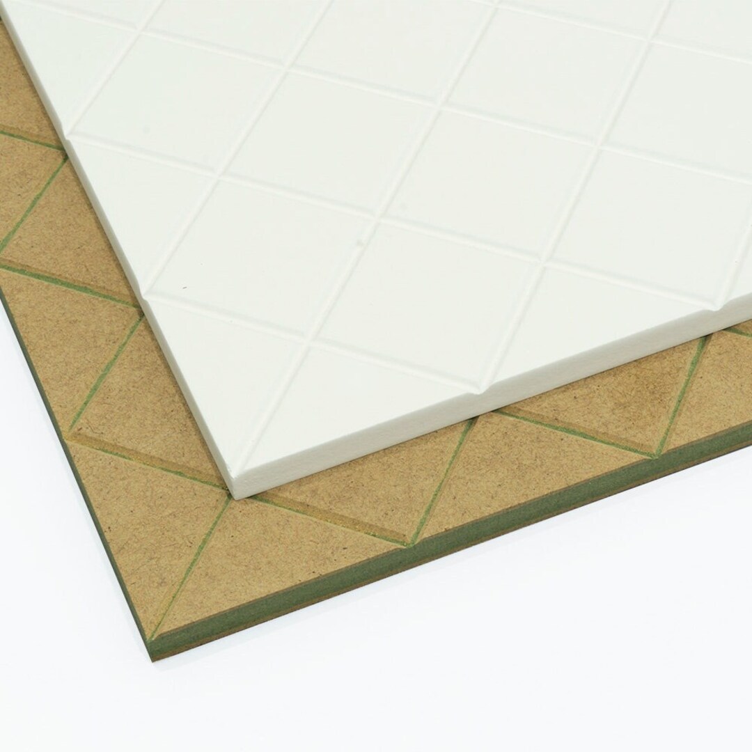 Diamond V-grooved MDF Panels Decorative Panelling Wall Panels Grooved ...