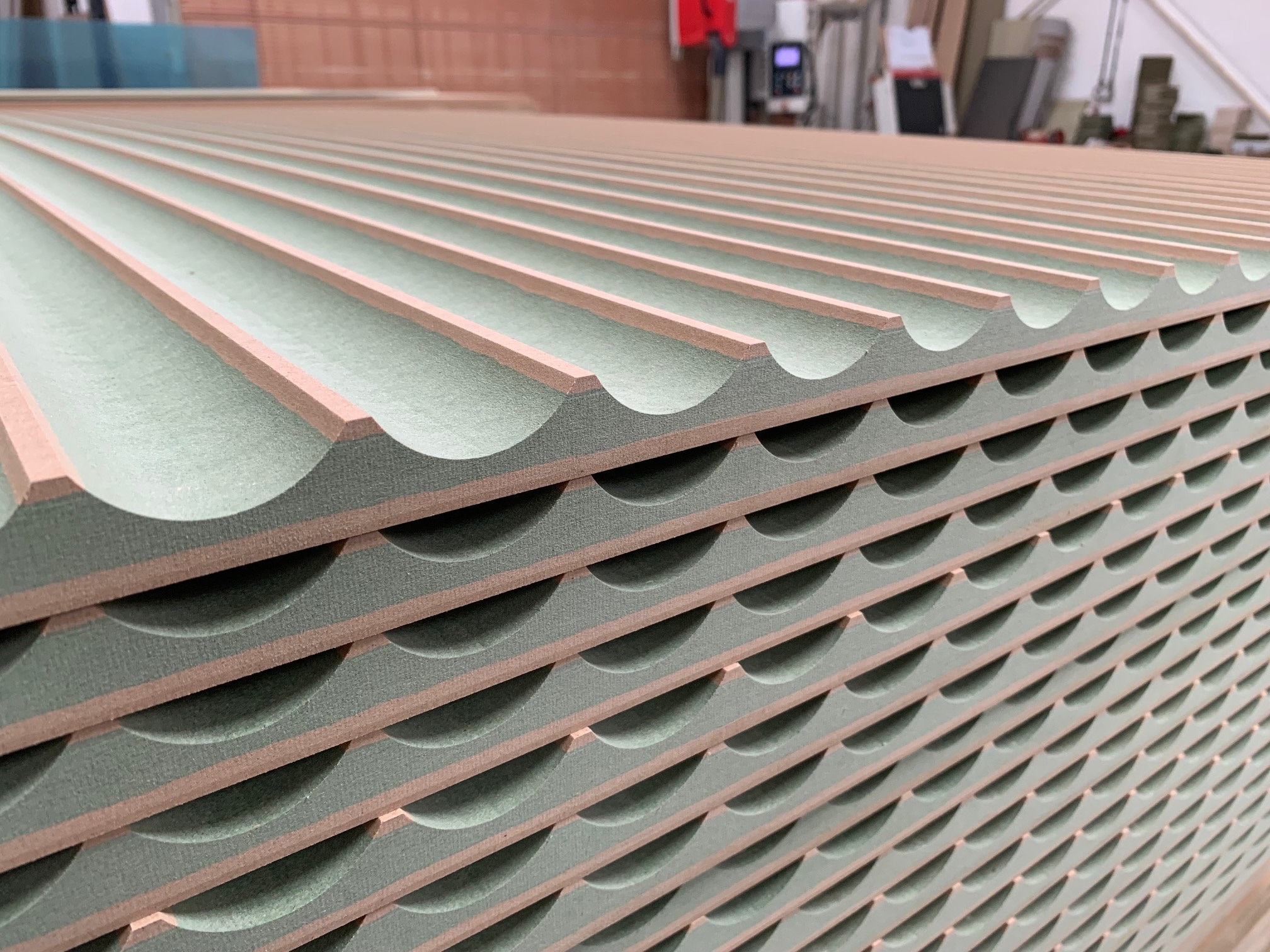 Standard Fluted Wall Panels: Paintable Panelling (384mm X 2400mm ...