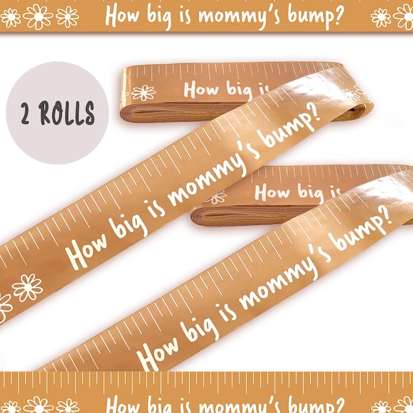 How Big is the Baby Bump Measuring Tape - Etsy