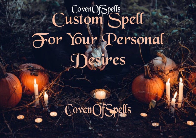 Custom Spell for Your Personal Desires Personalised Spell - Etsy