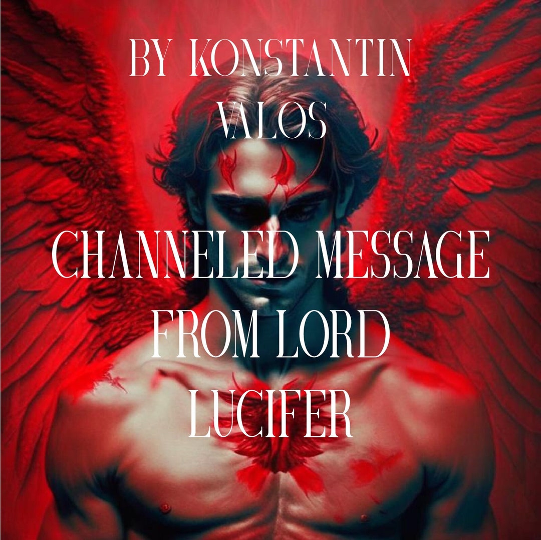 Channeled Message From Lord Lucifer by High Priest Konstantin Valos - Etsy