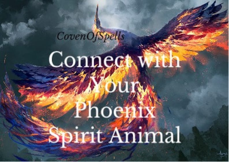 Connect With Your Phoenix Spirit Animal - Phoenix Totem Animal - Etsy