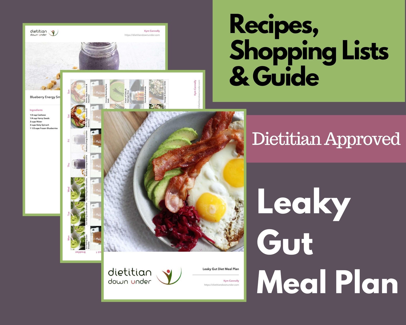 Leaky Gut Meal Plan, 7 Days, by Dietitian - Etsy Australia
