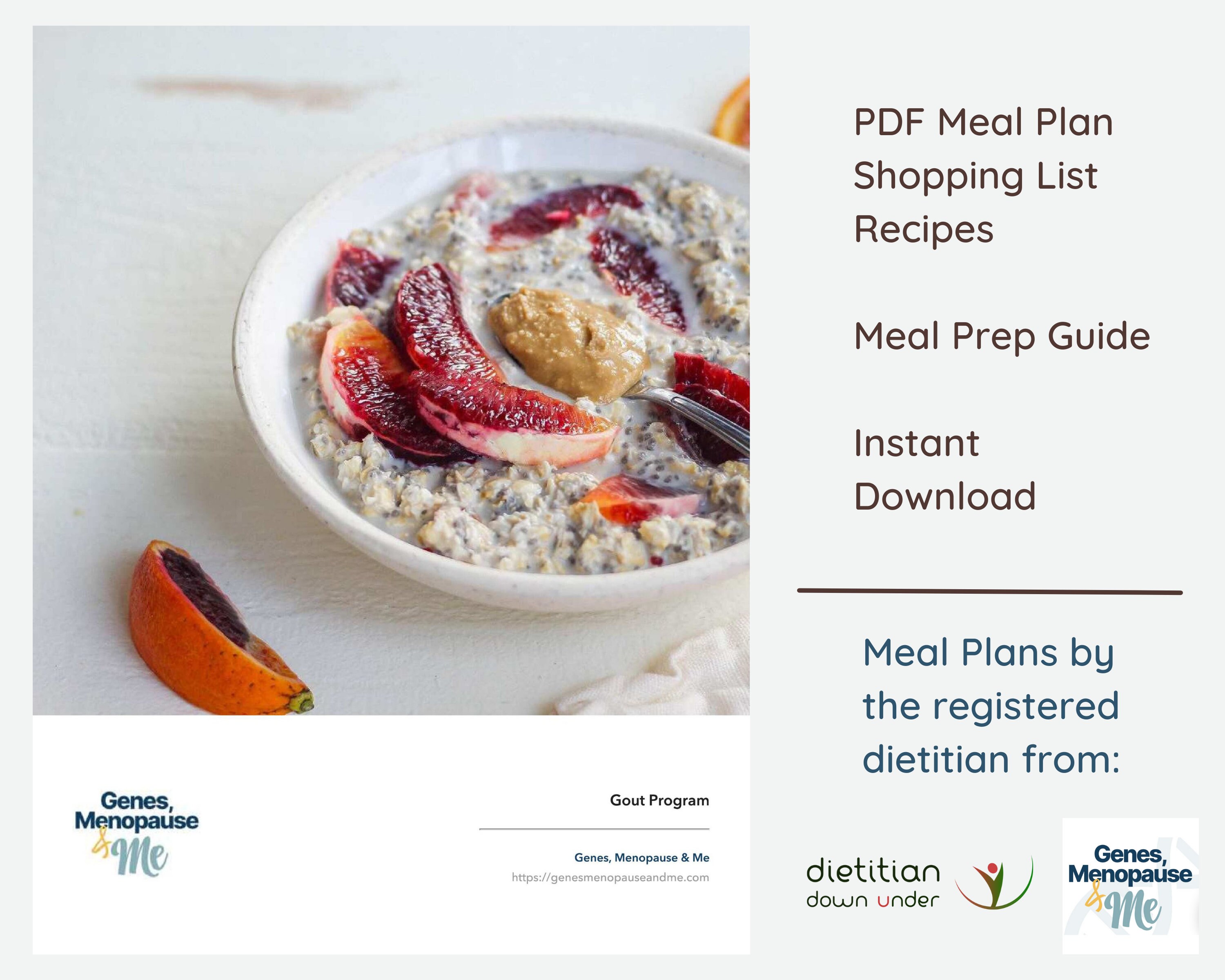 Gout Relief Meal Plan by Dietitian. Healthy and Clean Eating - Etsy