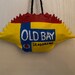 Old Bay Painted Crab Shell - Etsy