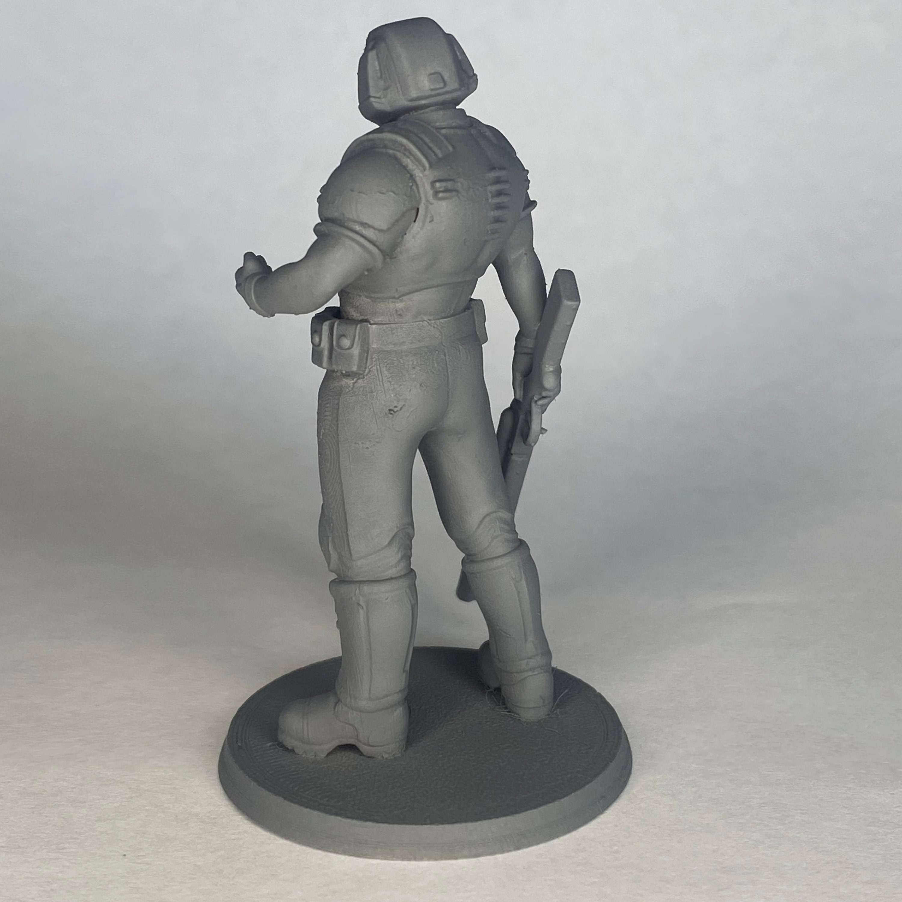 Doom Fan Art Miniature Figure Doomguy Resin - Etsy