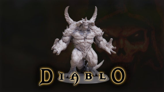 Diablo Fan Art Miniature Lord of Terror Resin | Etsy