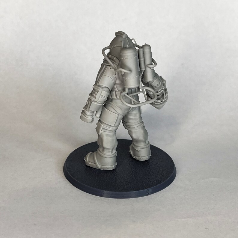 Bioshock Fan Art Miniature Big Daddy Alpha Series Resin - Etsy