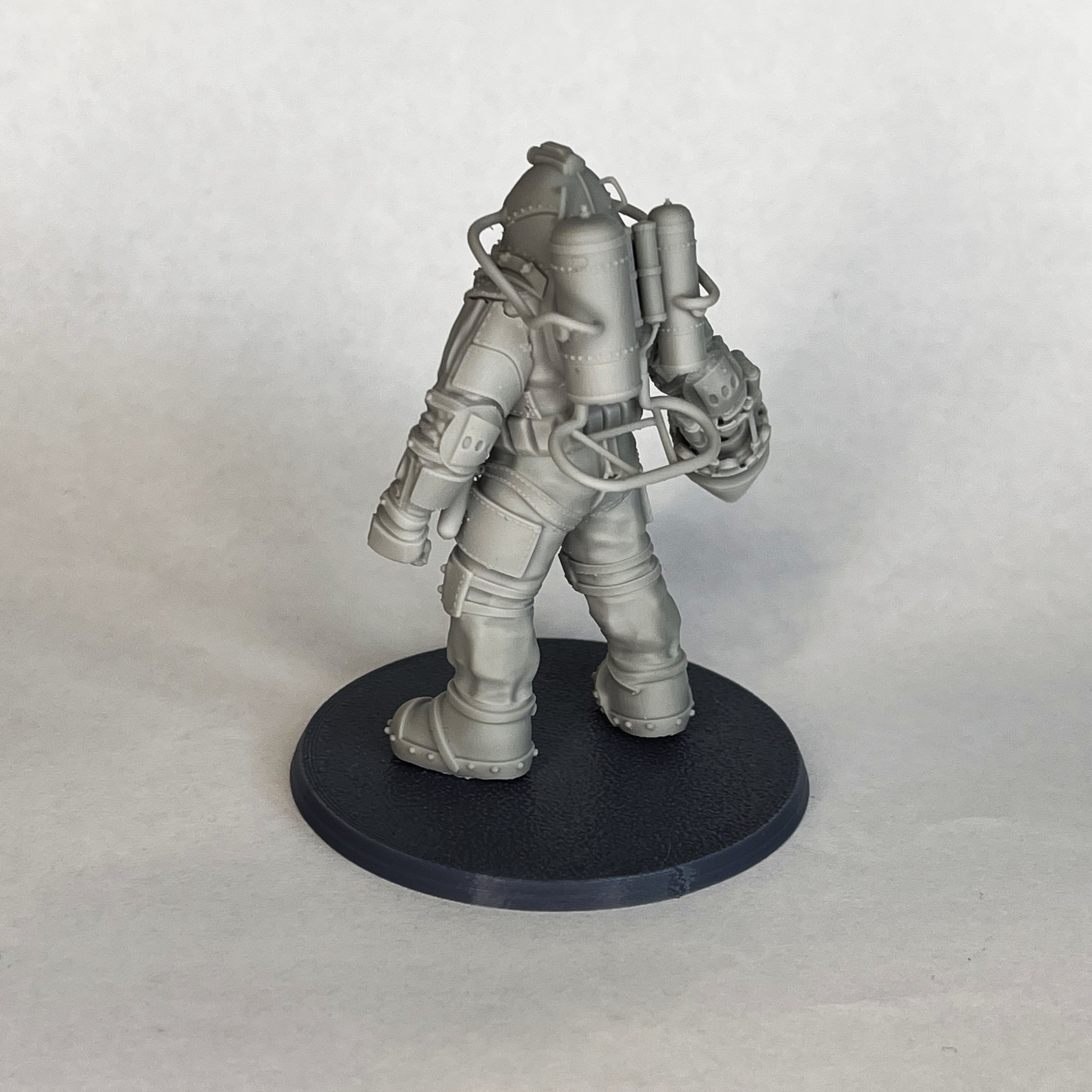 Bioshock Fan Art Miniature Big Daddy Alpha Series Resin - Etsy