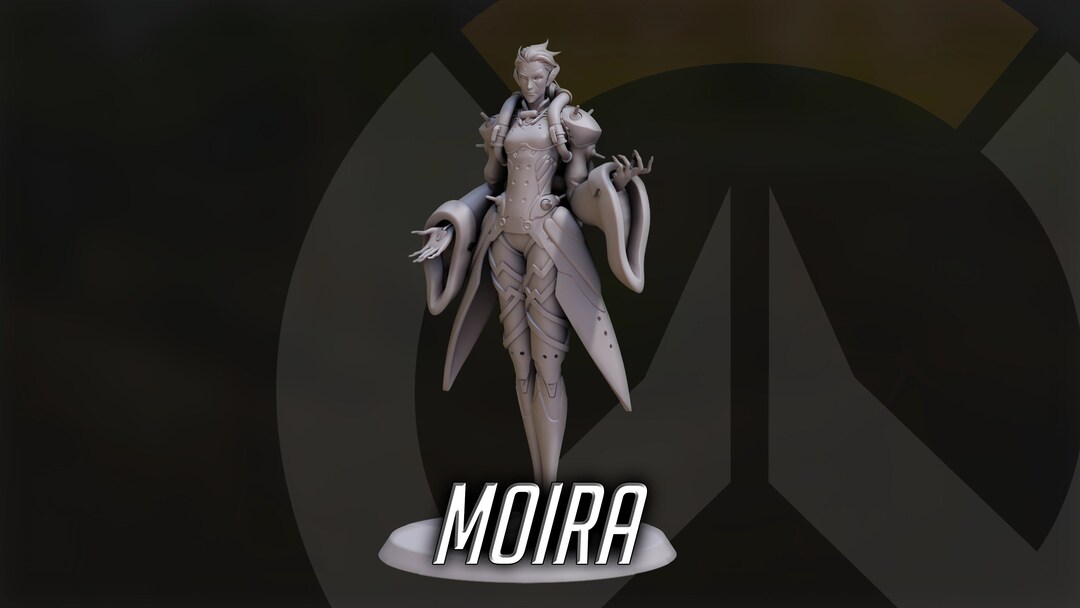 Overwatch Fan Art Figure - 100mm - Moira - Resin - Etsy