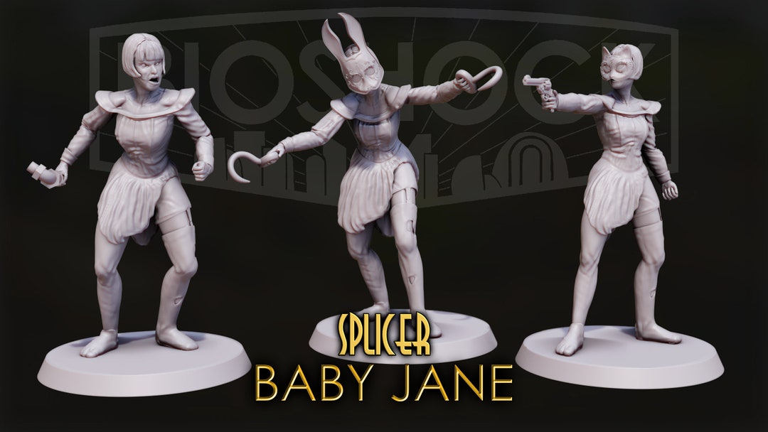 Bioshock Fan Art Miniature Splicer Baby Jane Resin - Etsy