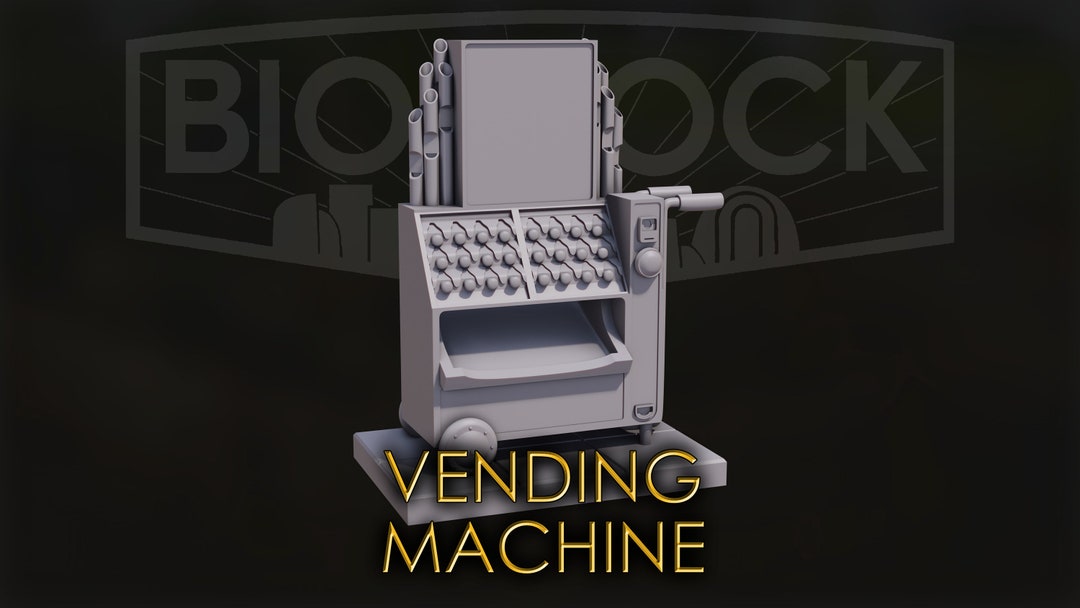 Bioshock Fan Art Miniature Vending Machine Resin - Etsy