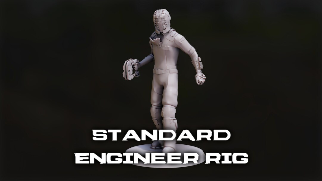 Deadspace Fan Art Figure - Isaac Clarke - Standard Engineer Rig - Resin ...