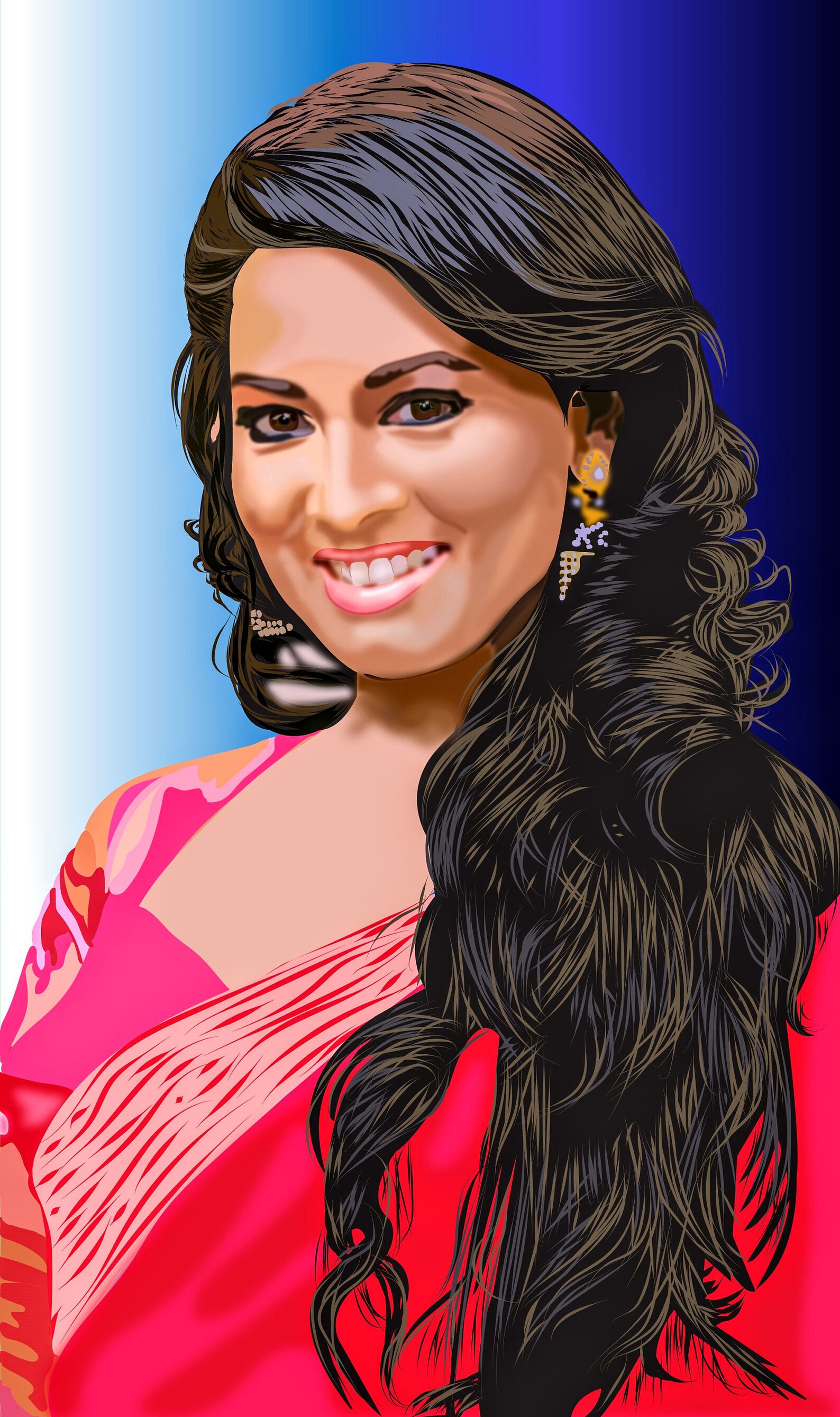 Realistic Portrait,cartoon Portrait, Vector Art, Custom Digital Art ...