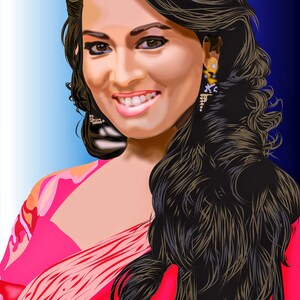 Realistic Portrait,cartoon Portrait, Vector Art, Custom Digital Art ...