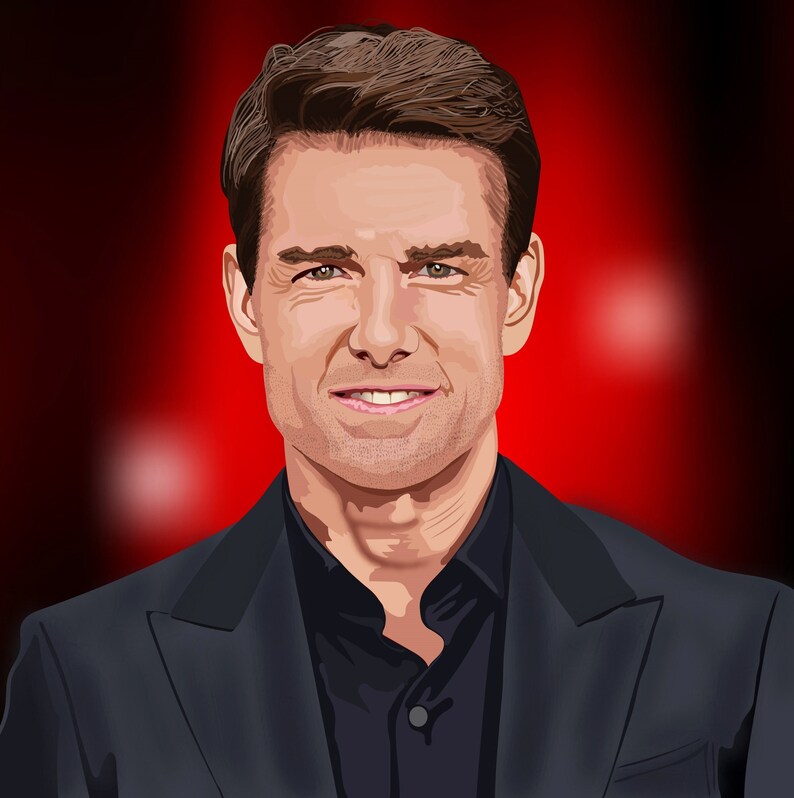 Realistic Portrait,cartoon Portrait, Vector Art, Custom Digital Art ...