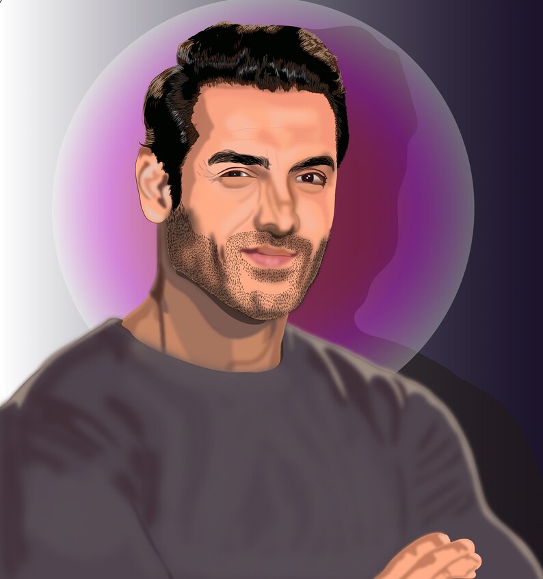 Realistic Portrait,cartoon Portrait, Vector Art, Custom Digital Art ...